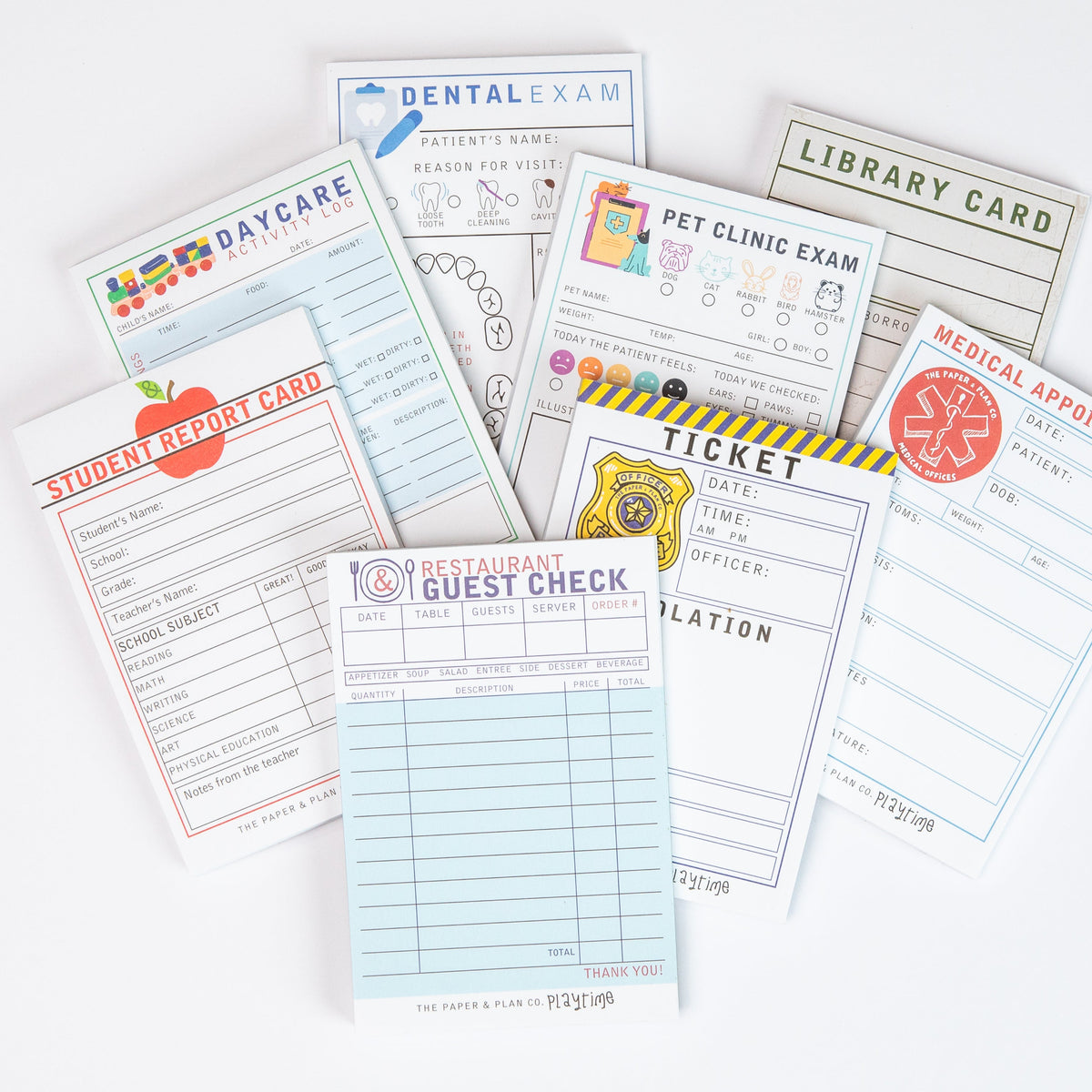Kids Playtime Pads®️ Bundle – The Paper & Plan Co