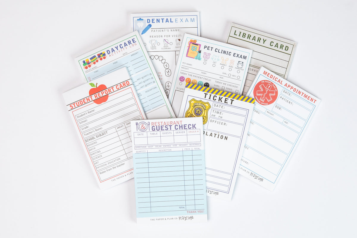 Kids Playtime Pads Bundle – The Paper & Plan Co