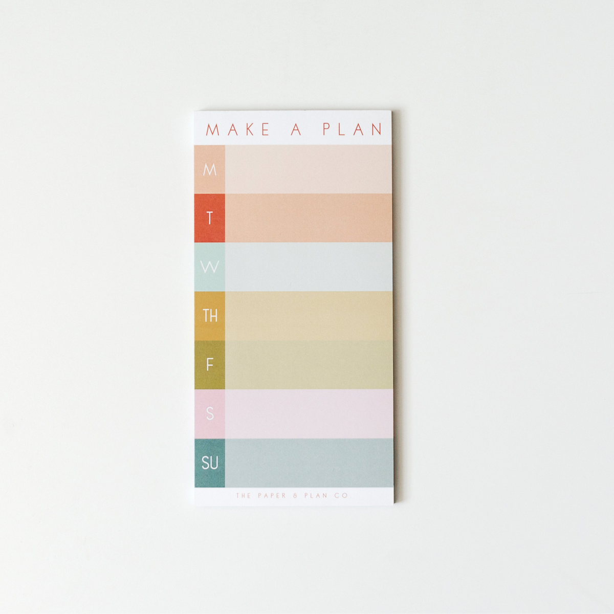 Make a Plan Notepad – The Paper & Plan Co