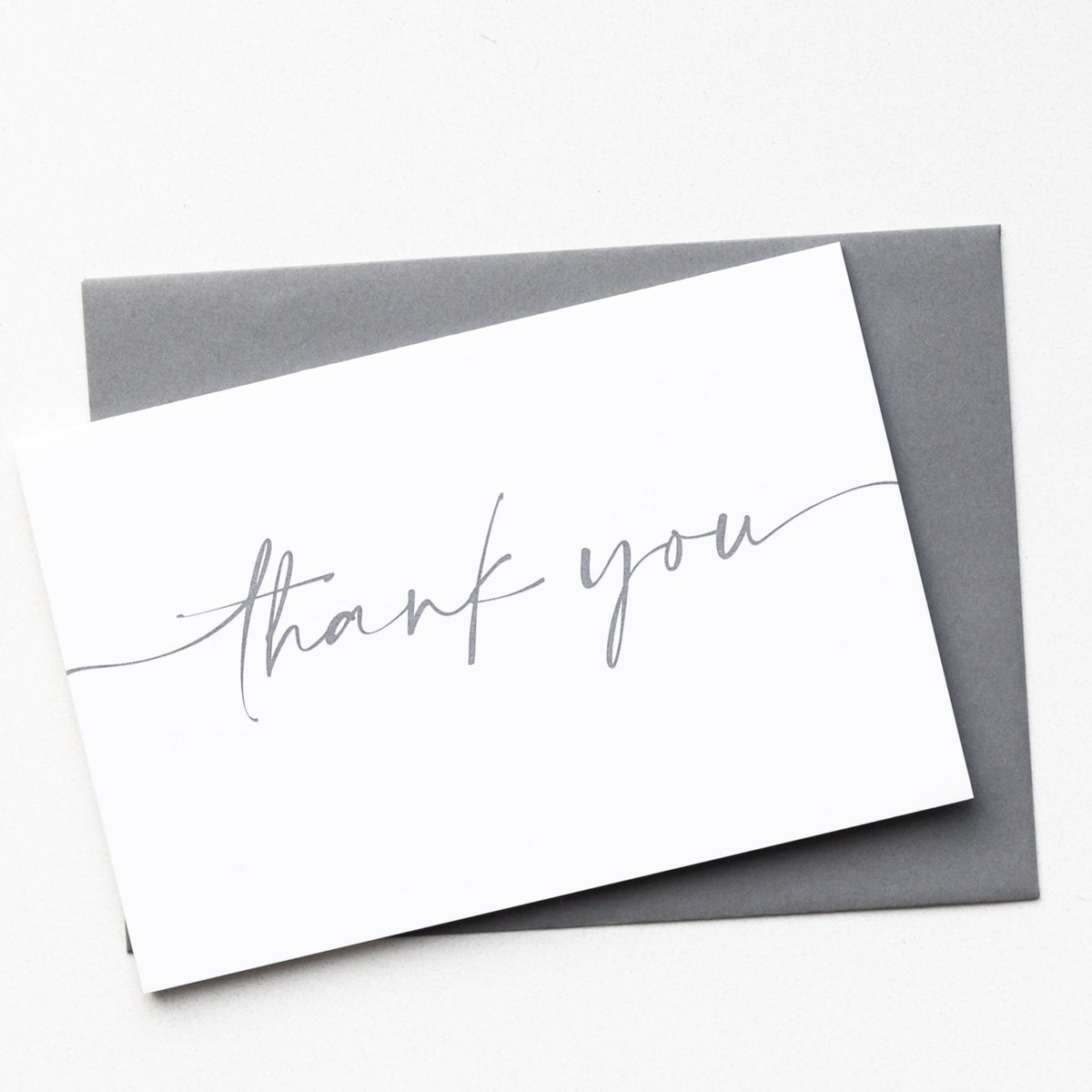 10 Pack Thank You Cards - Gray – The Paper & Plan Co