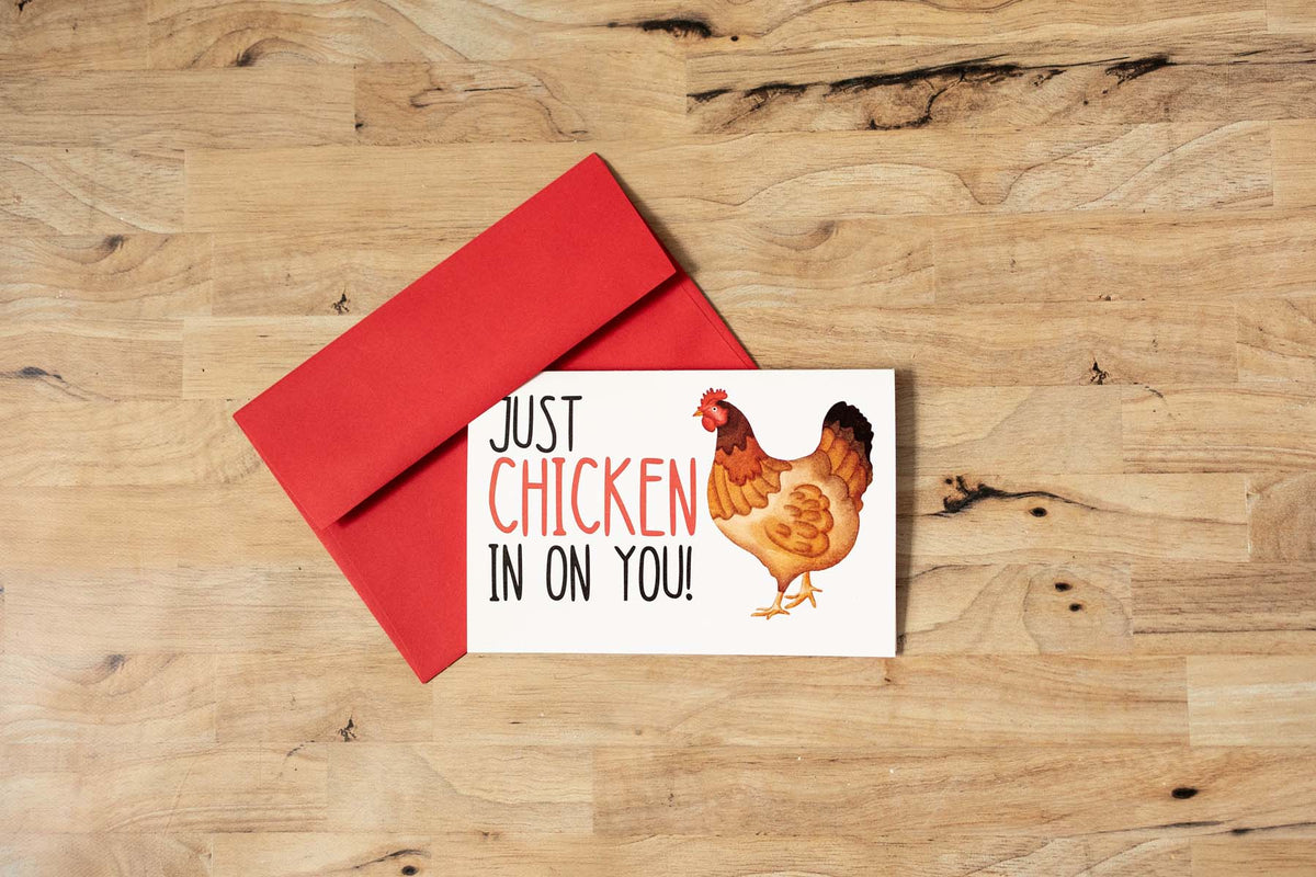 Just Chicken in on You – The Paper & Plan Co