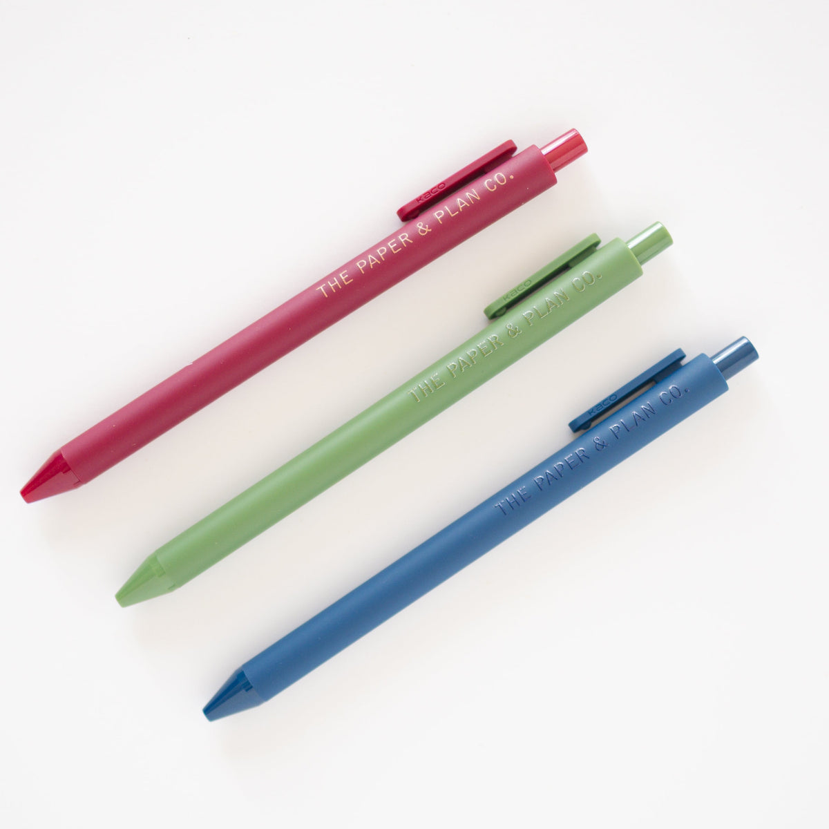 Plaid Pen Set – The Paper & Plan Co