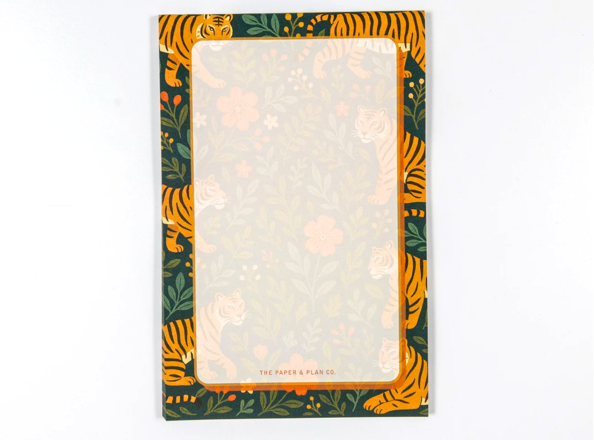 Tiger Notepad – The Paper & Plan Co