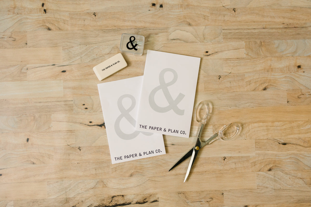 Signature "&" Sticky Notes 2-Pack – The Paper & Plan Co