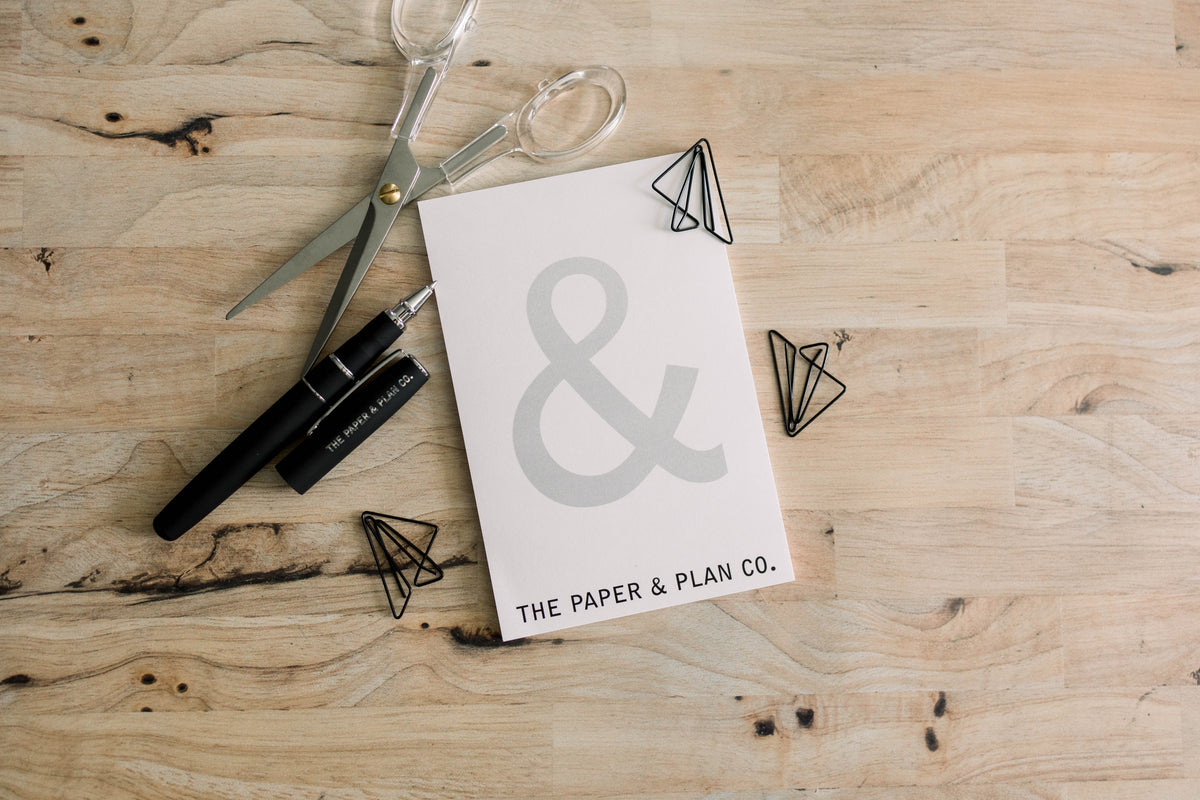 Signature "&" Sticky Notes 2-Pack – The Paper & Plan Co